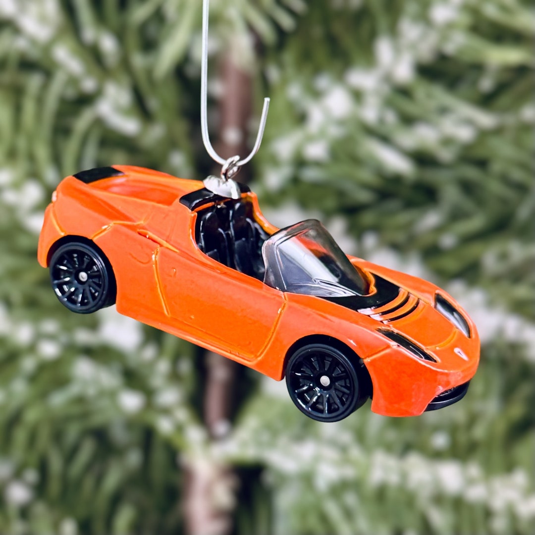 Tesla Roadster Ornament first Generation - Etsy