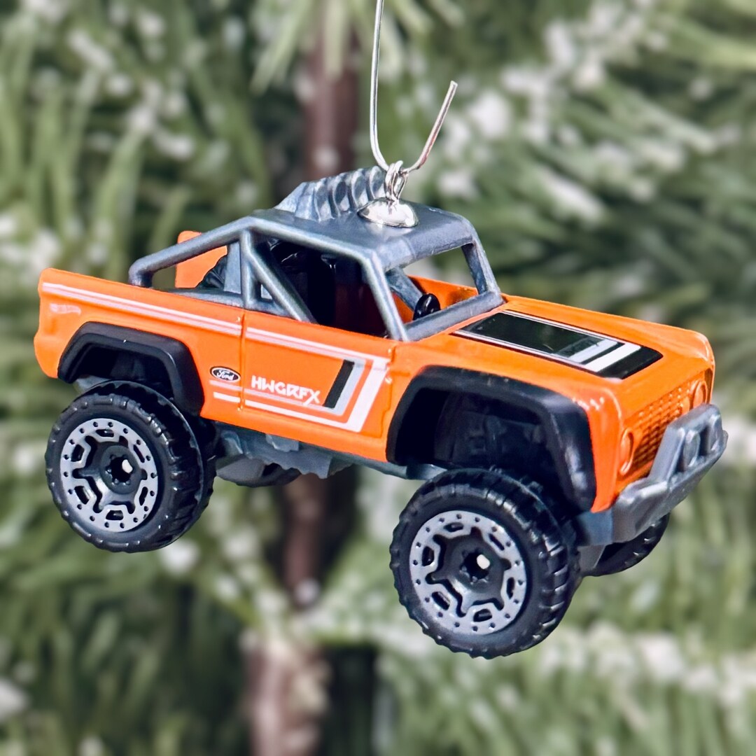 Ford Bronco Baja Christmas Tree Ornament RED or ORANGE - Etsy