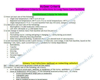 SBAR Form Mcgeer Criteria Infection Surveillance - Etsy
