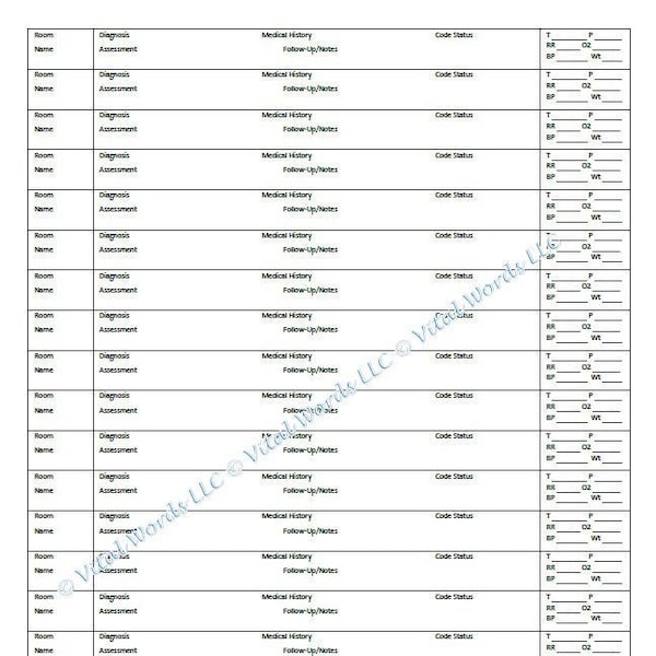 Ltc Report Sheet - Etsy