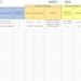 Monthly Line Listing Infection Tracking Spreadsheet - Etsy
