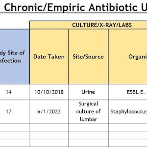 BUNDLE: Infection Preventionist Spreadsheets - Etsy