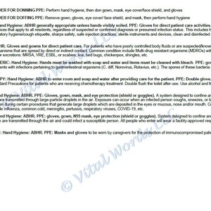 BUNDLE: Hand Hygiene and PPE Audit and Competencies, and Infection Disease Isolation Precautions ...