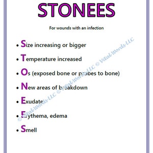 SIGN/POSTER Wound Assessment, Care, and Dressing Selection Mnemonics - Etsy
