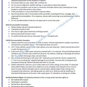 Nurse and CNA Orientation Packet - Etsy