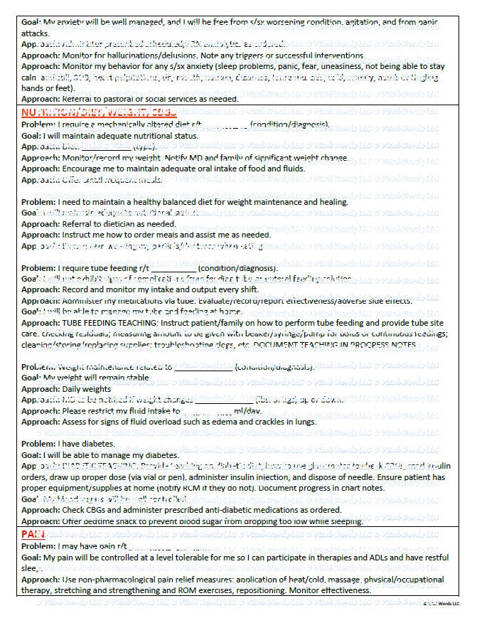 BUNDLE: New Admission Patient/resident Assessments and Documents - Etsy