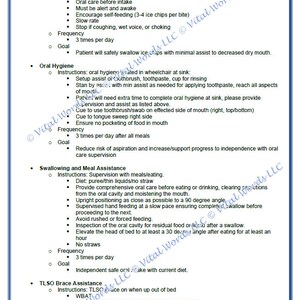 Skilled Nursing Restorative Program Examples and Template - Etsy