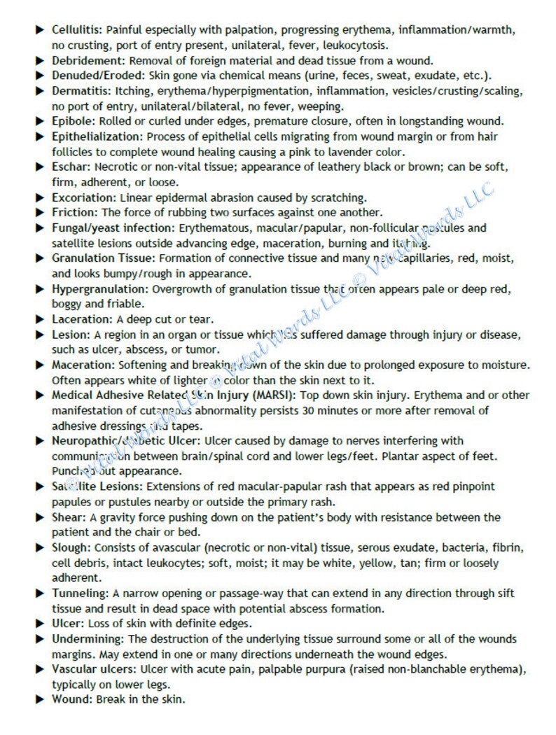BUNDLE: Wound Certification/specialist Study Guide, Skin and Wound ...
