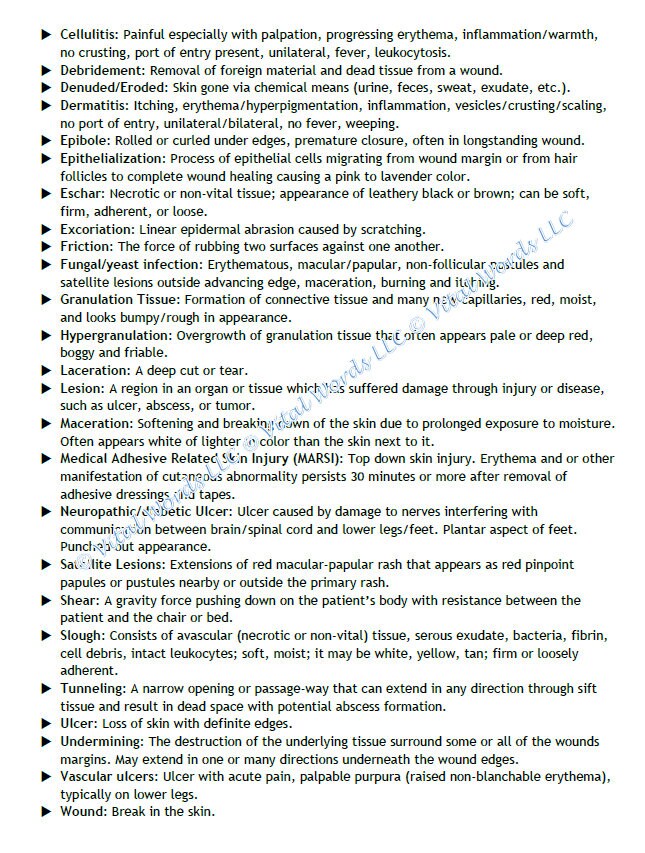 BUNDLE: Wound Certification/specialist Study Guide, Skin and Wound ...