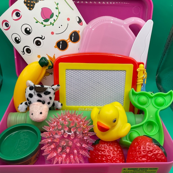 Toddler Busy Box - Etsy