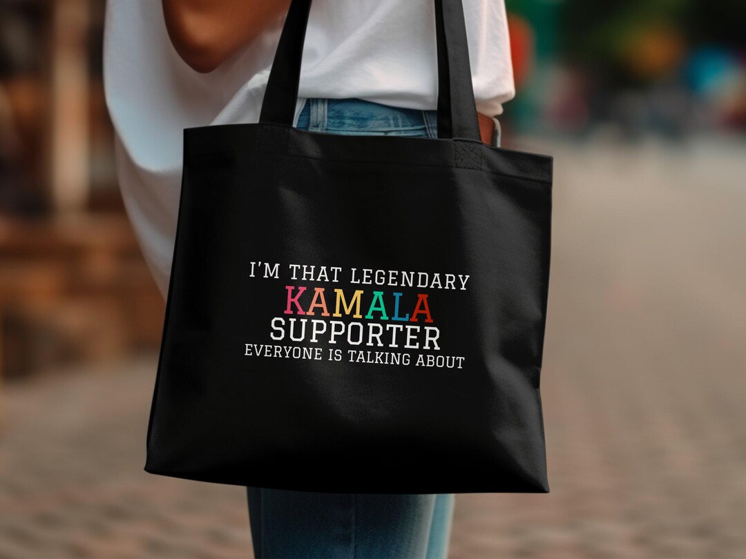 Kamala 2024 Election Tote, Harris Walz Tote Bag, Democrat Supporter ...