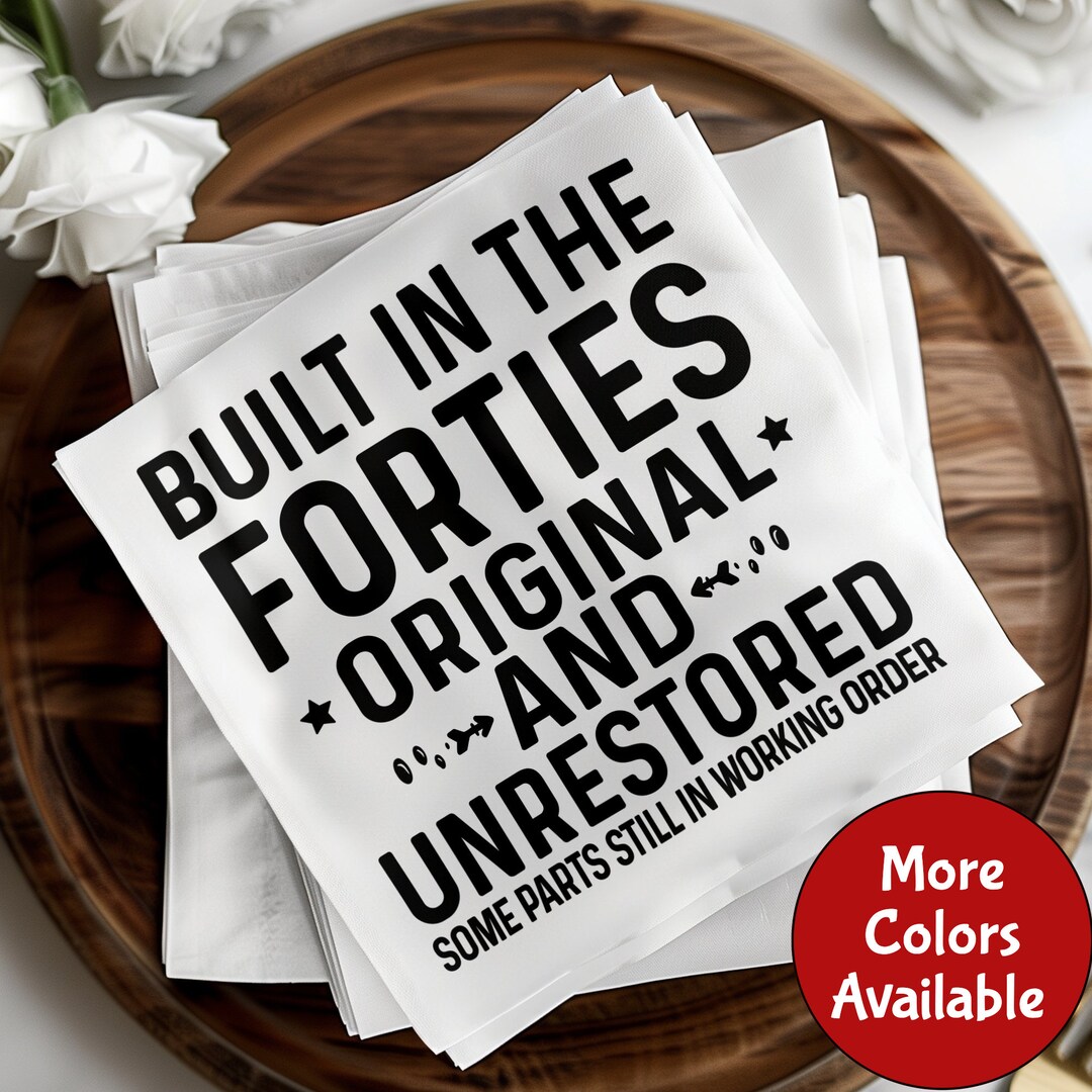 Built in the Forties Original and Unrestored Luncheon and Cocktail ...