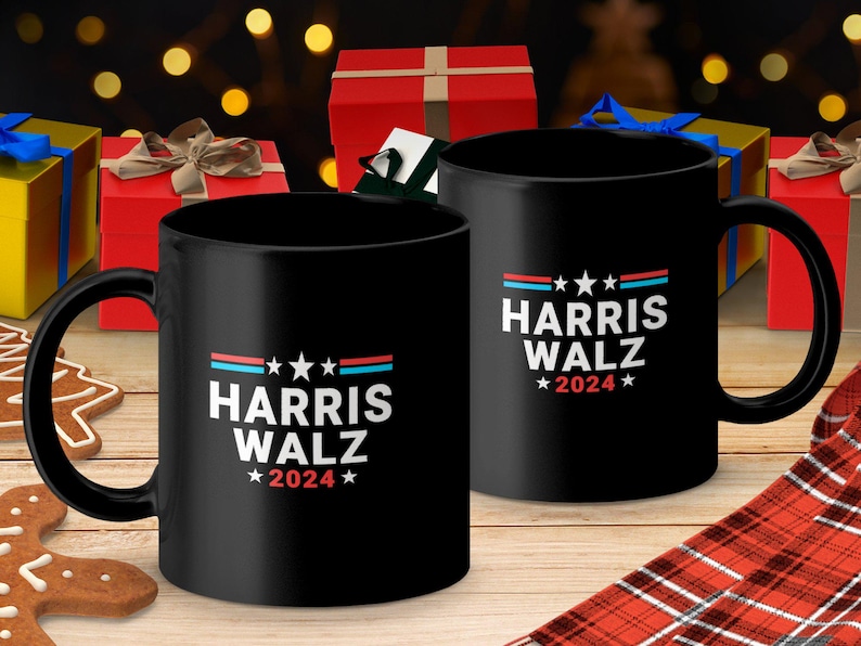 Kamala Harris Tim Walz Election 2024 Mug, Democratic Political Party ...
