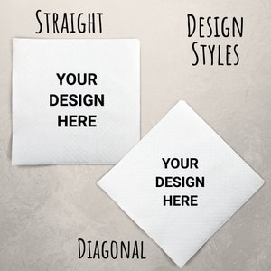 Custom Monogram Wedding Napkins: Personalized Rehearsal Dinner Napkins ...