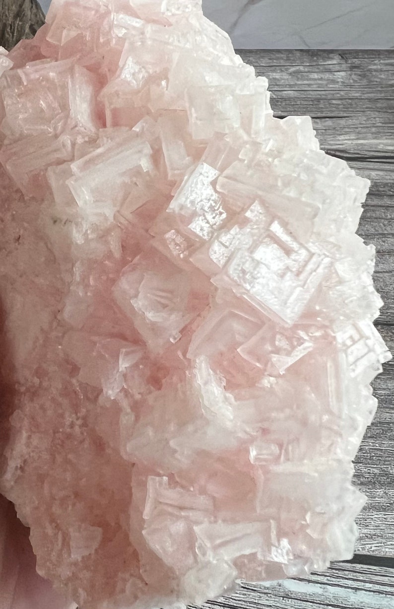Pink Halite Cluster - Etsy