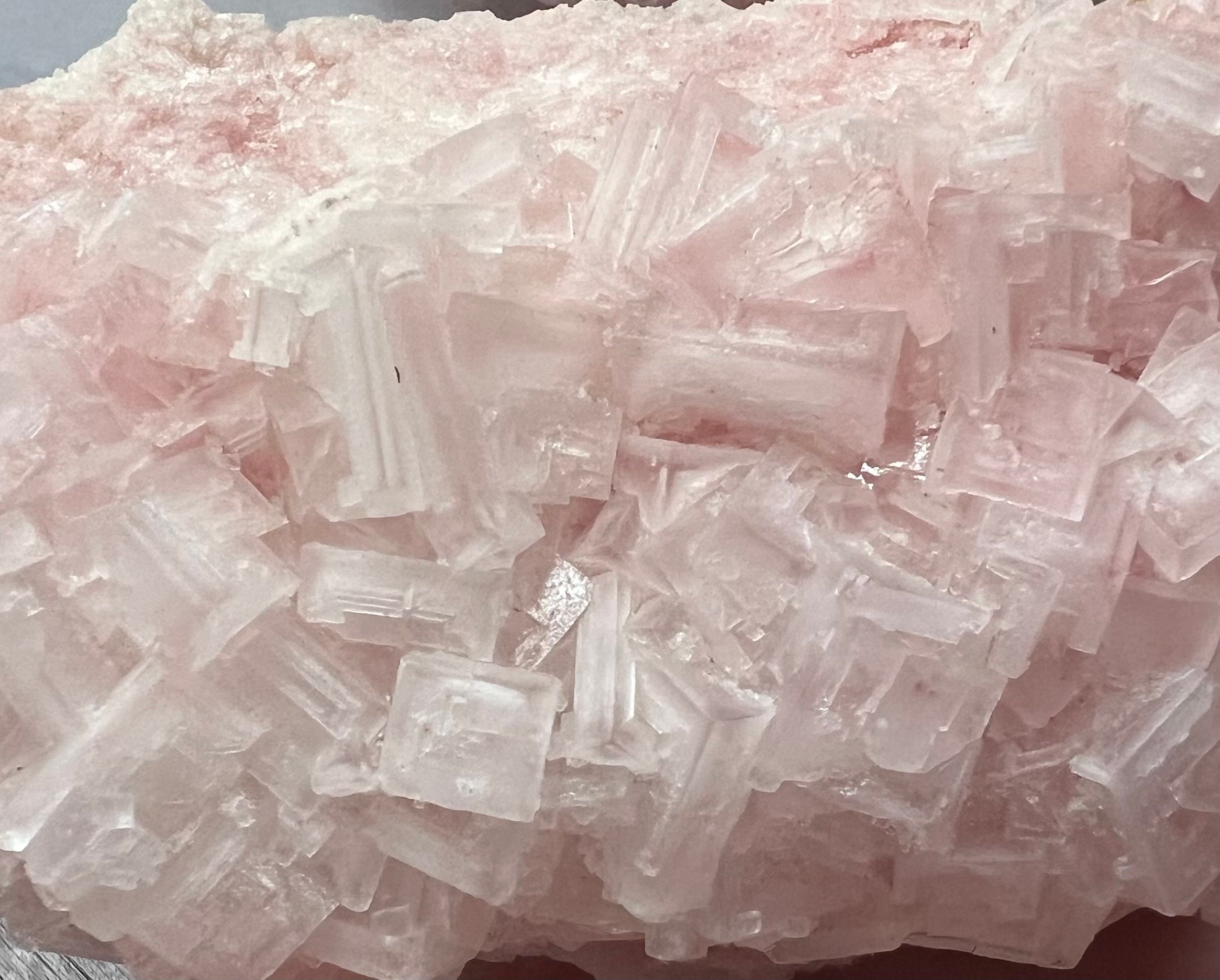 Pink Halite Cluster - Etsy
