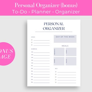 Printable to Do List | Daily, Weekly, Yearly | A4, A5 and US Letter ...