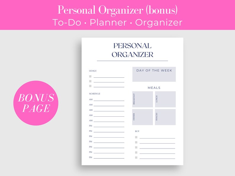 Printable to Do List | Daily, Weekly, Yearly | A4, A5 and US Letter ...