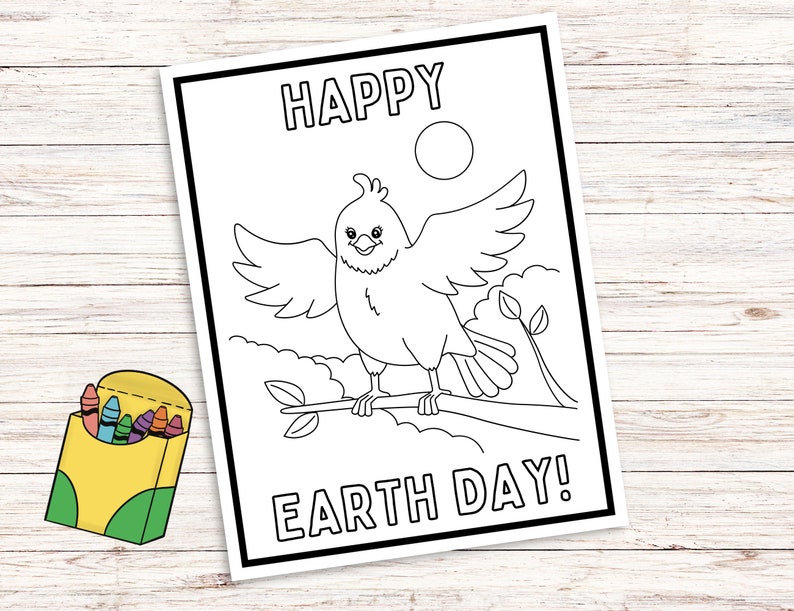 Earth Day Coloring Pages and Earth Day Word Search for Kids, Earth Day ...