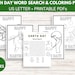 Earth Day Coloring Pages and Word Search, Kids Activities (pdfs) - Etsy