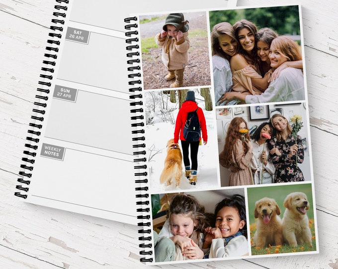 Personalised Photo Diary Custom Printed Diary Photo Gift Idea for Loved ...