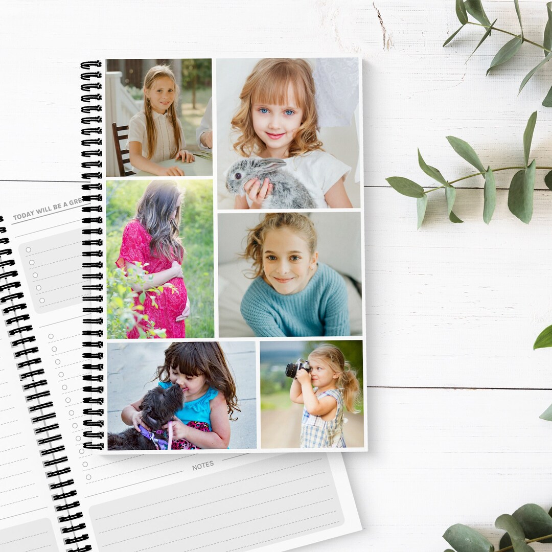 Six Photo to Do List Book Collage A5 Personalised Task Planner Notes ...