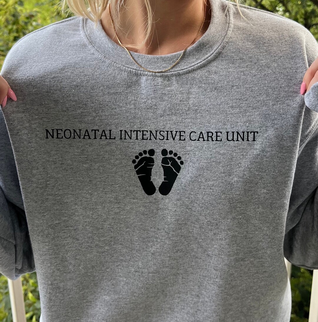 Unisex NICU NURSING CREWNECK -neonatal Intensive Care Unit Crewneck ...