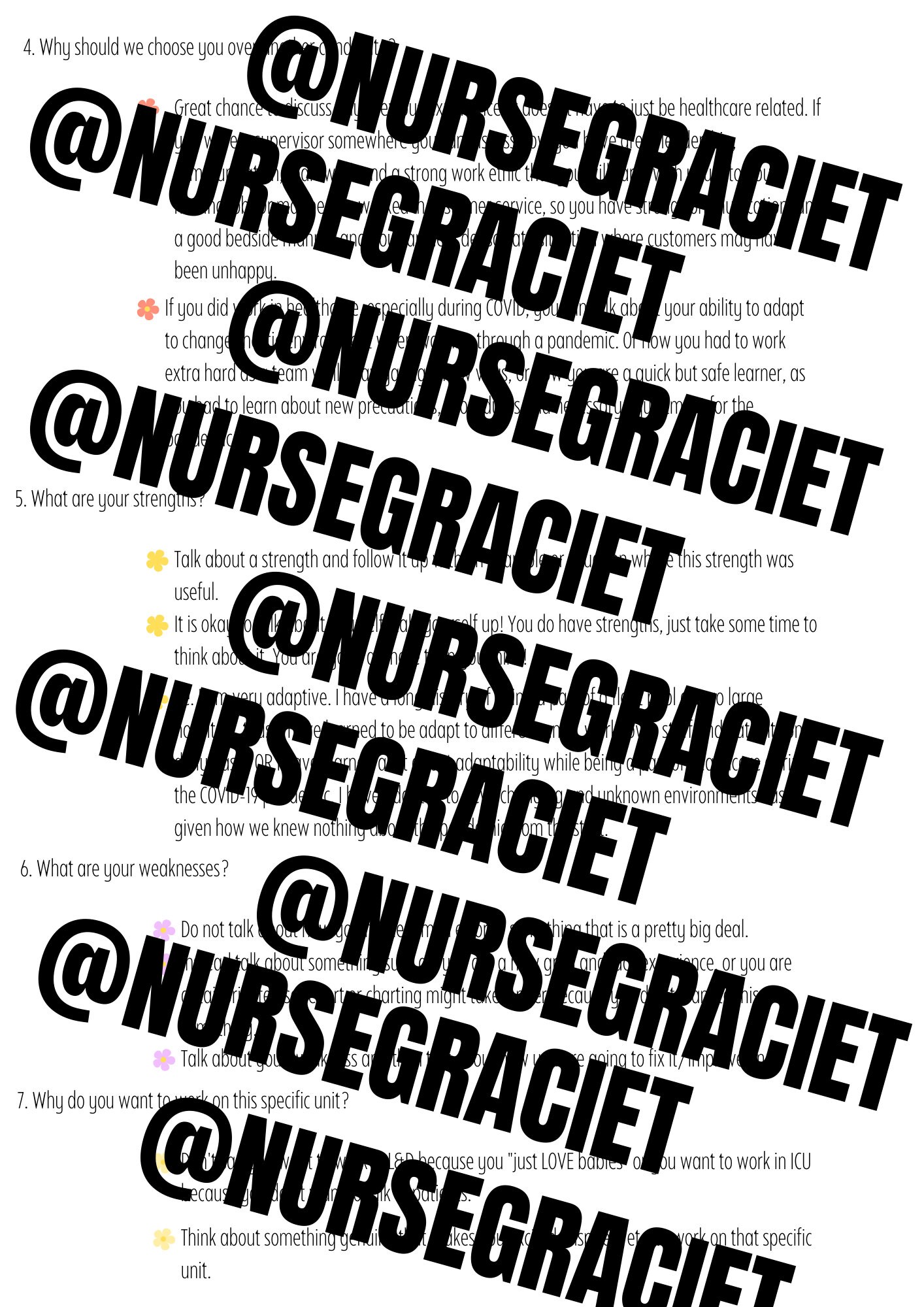 NURSING NEW GRAD Interview Study Guide - Nursing Interview Guide ...