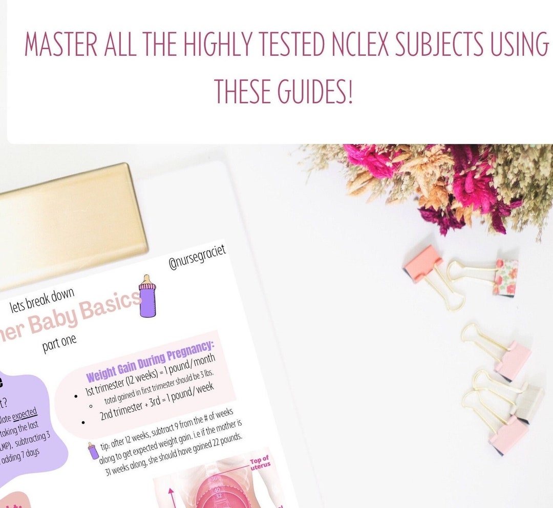 OB NCLEX PART 1 Maternal/fetal Basics Review - Nclex Ob Review - Nclex ...