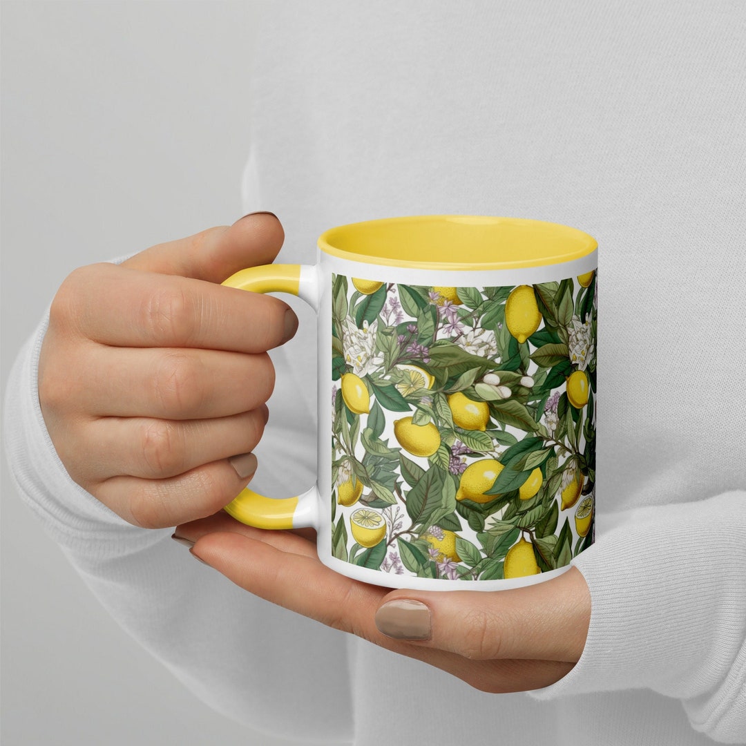 Lemon Mug, Cute Lemon Gift Idea, 11 Oz Lemon Coffee Mug, Dishwasher and ...