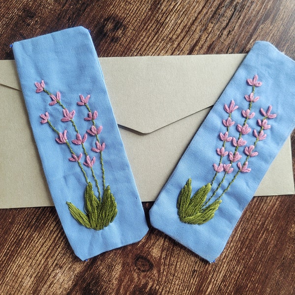 Embroidered Bookmark - Etsy