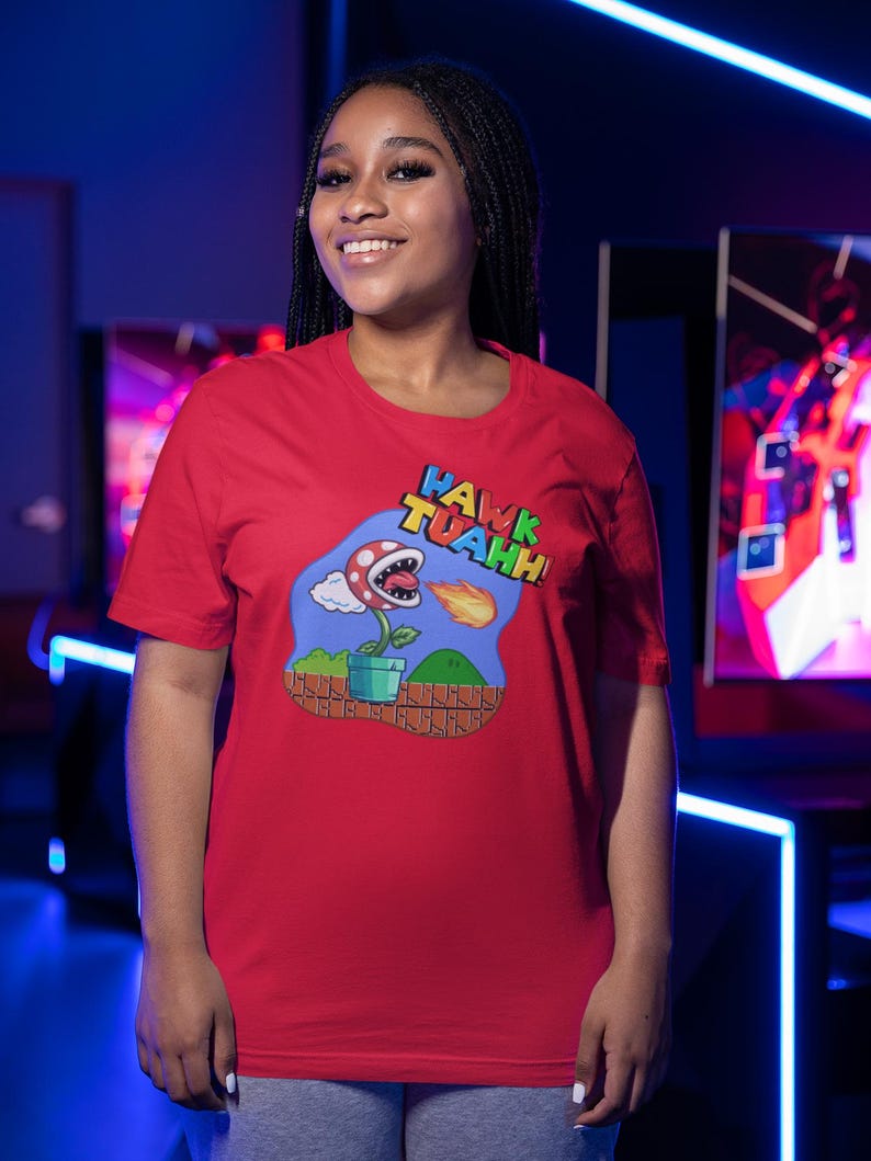 Fireball Spitting Pipe Piranha Plant | Video Game Pop-culture Shirt for ...