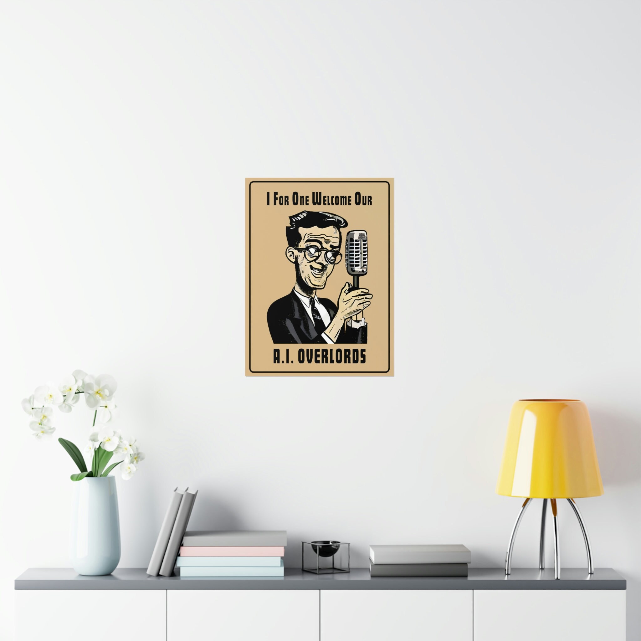 Welcome Your A.I Overlords Propaganda Poster - Etsy