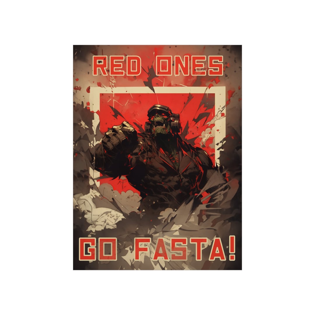 Ork Waaaaagh! Propaganda Poster - Etsy