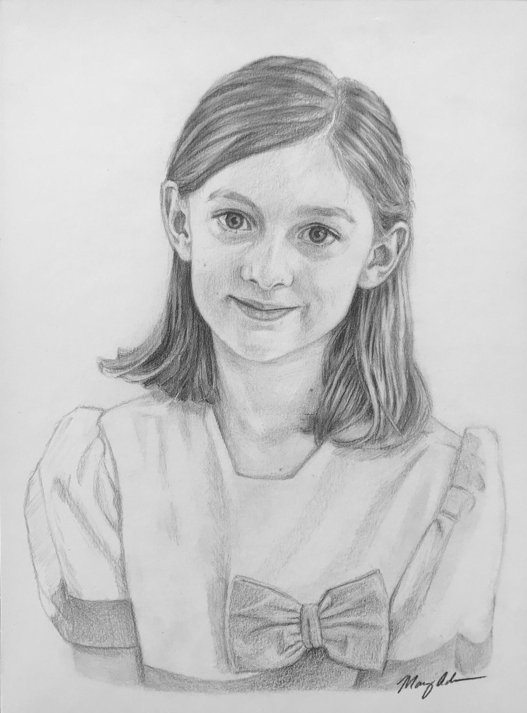 Custom Graphite Portrait - Etsy