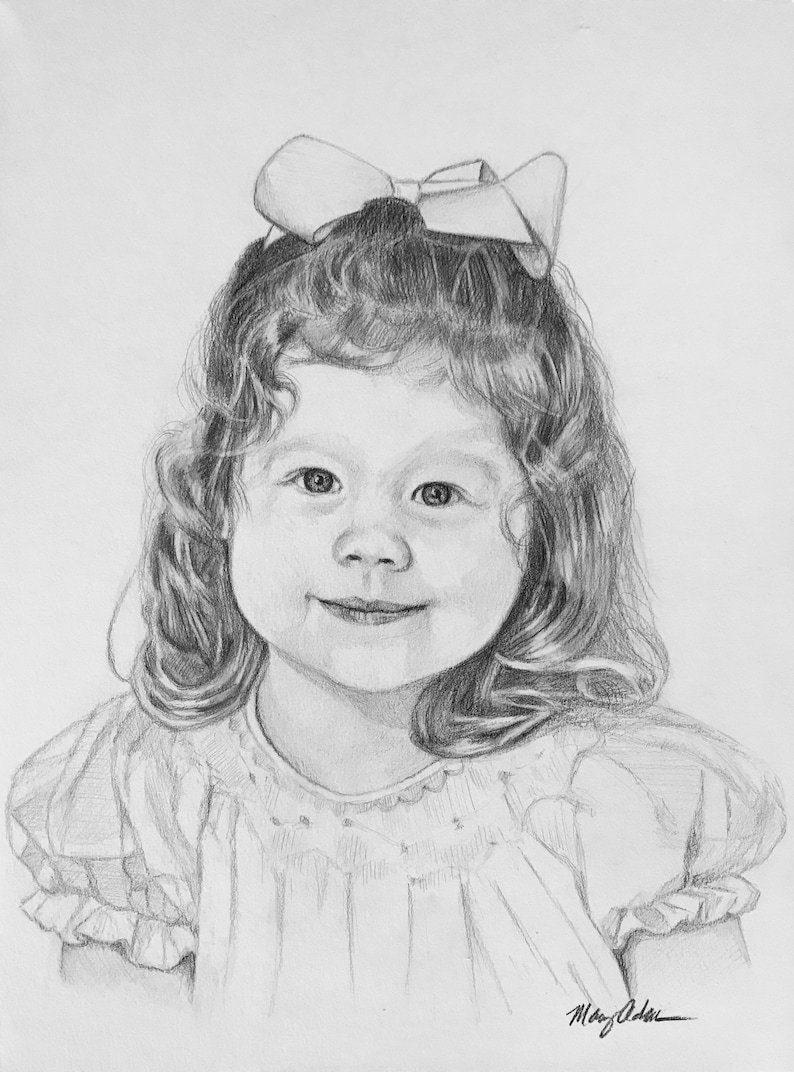 Custom Graphite Portrait - Etsy