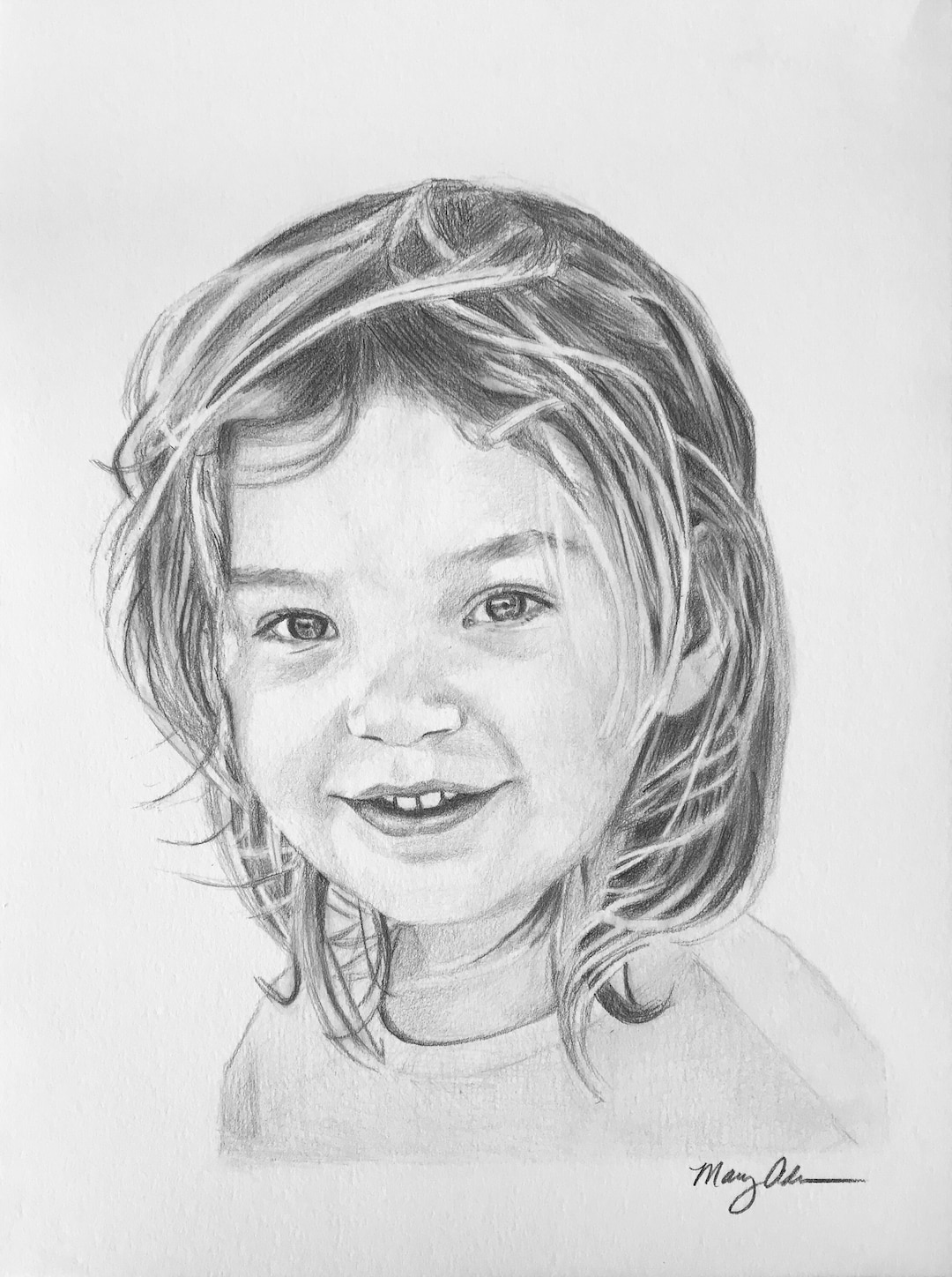 Custom Graphite Portrait - Etsy