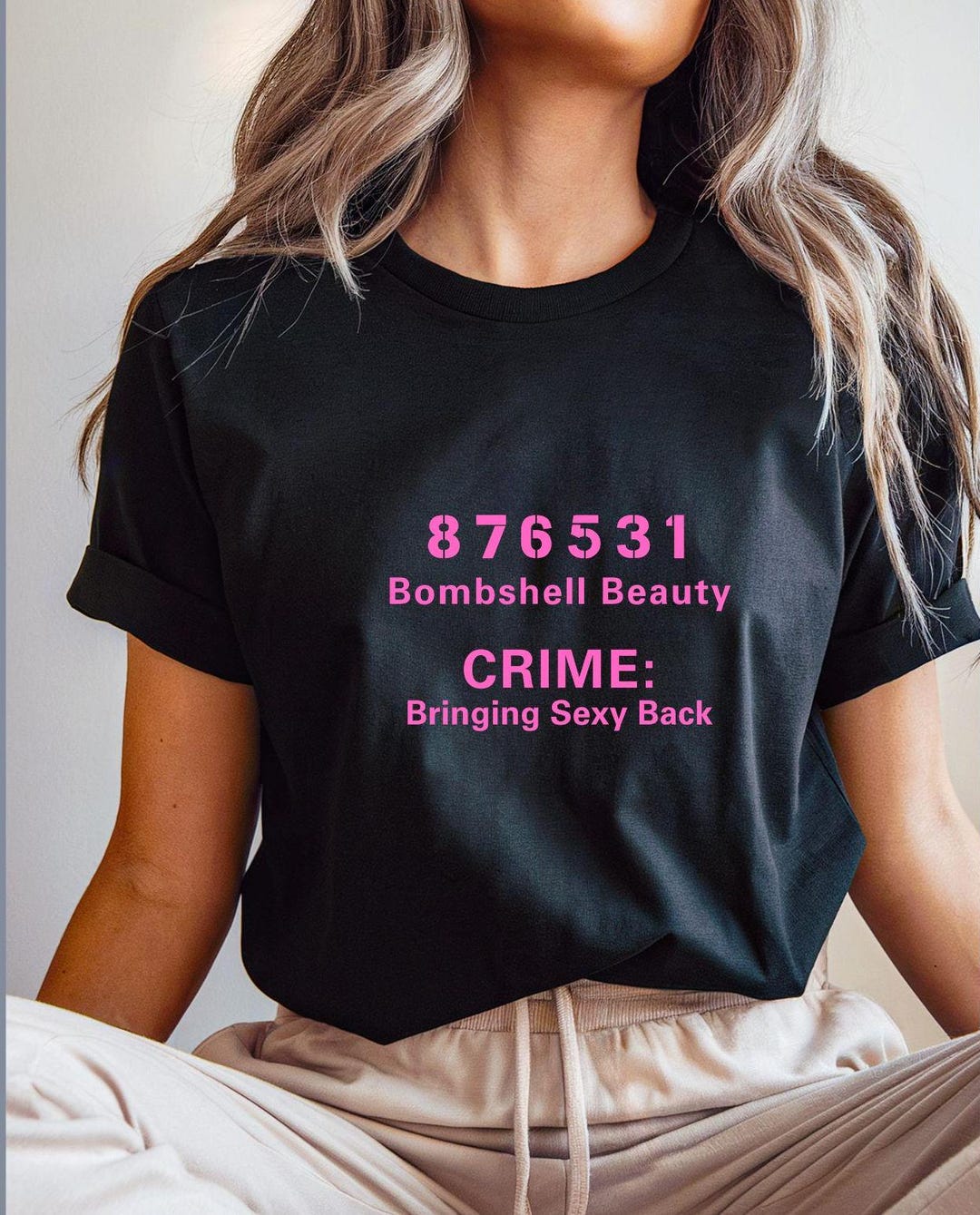 Bombshell Beauty Pink Shirt-funny Bachelorette Party Shirts,womens ...