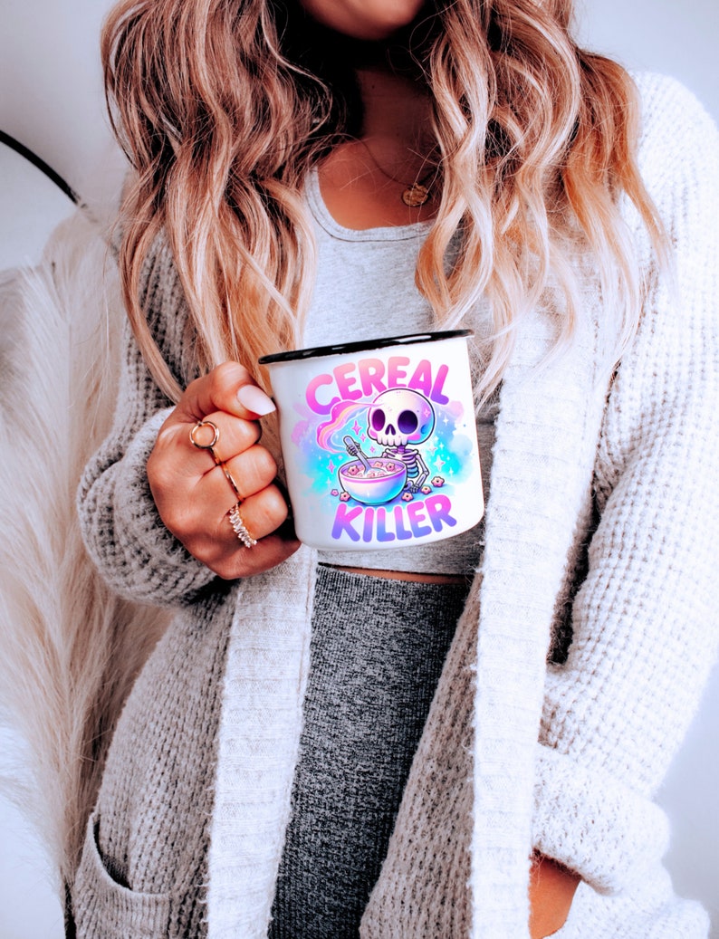 Cereal Killer PNG, Sarcastic Skeleton Sublimation Design, Trendy Skull ...