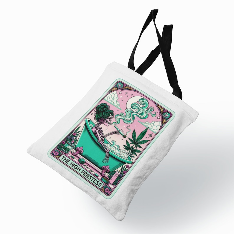 The High Priestess Tarot Card PNG, Funny 420 Cannabis Sublimation ...