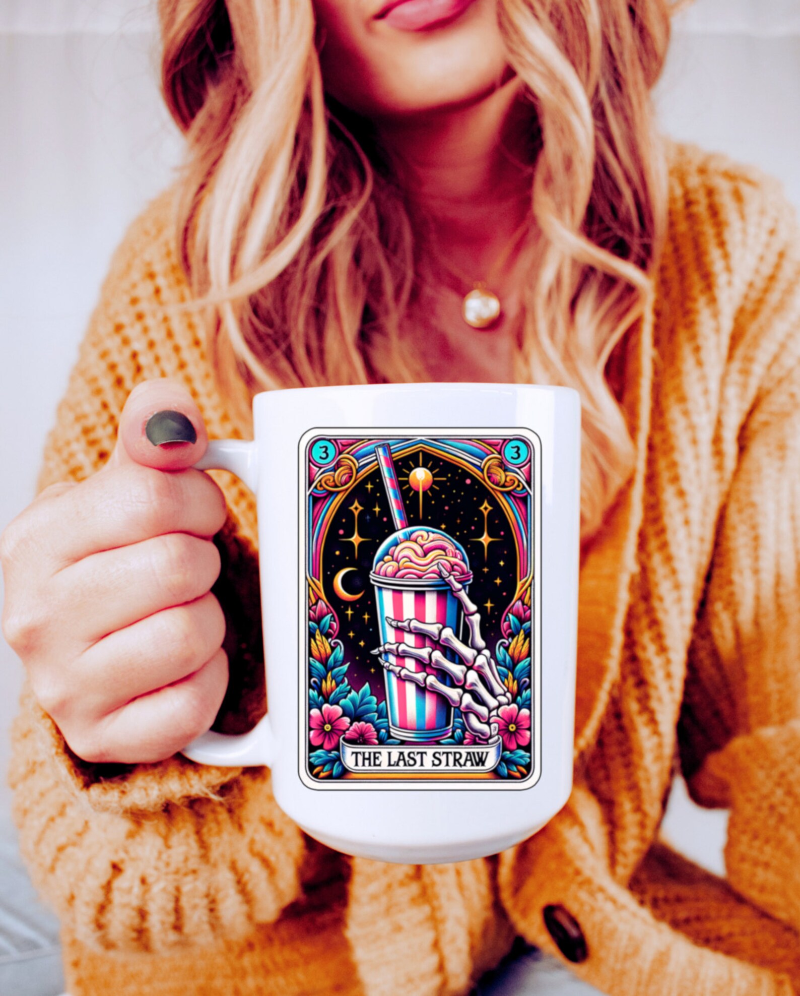The Last Straw Funny Tarot Card PNG, Sarcastic Skeleton Sublimation ...