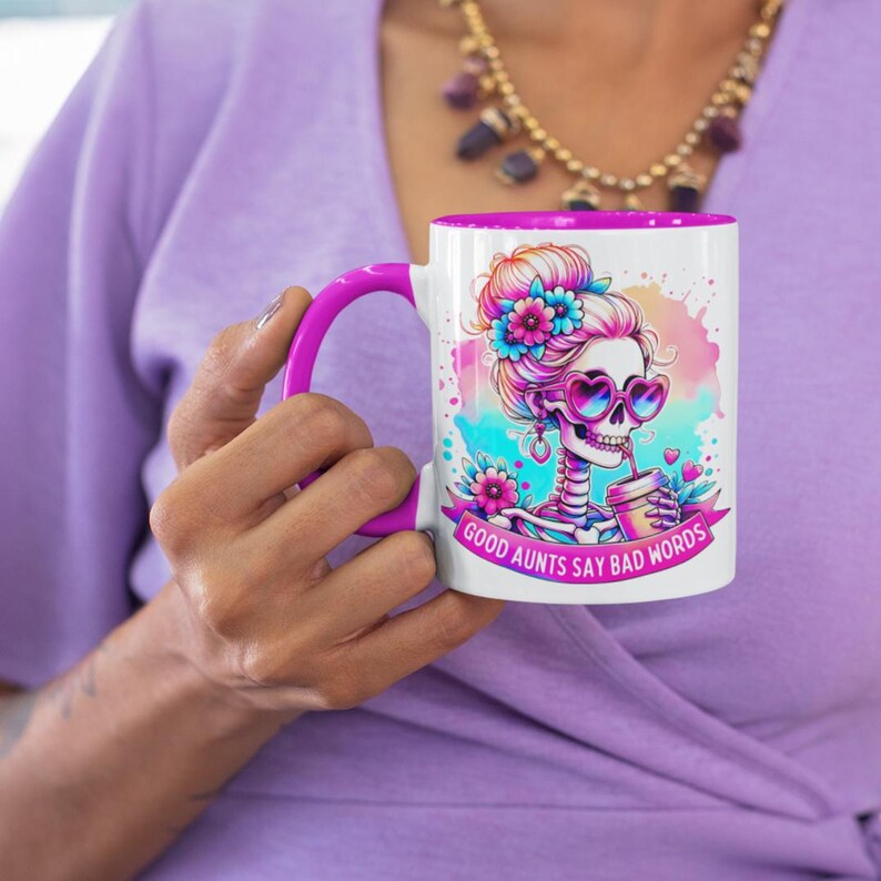 Good Aunts Say Bad Words PNG, Funny Skeleton Auntie Sarcastic ...