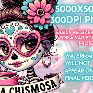 La Chismosa PNG, Funny Mexican Chisme Sublimation Design, Spanish ...