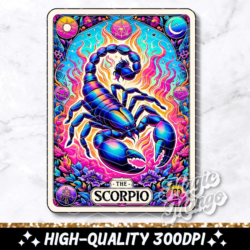 Gothic Scorpio Wall Art - Etsy