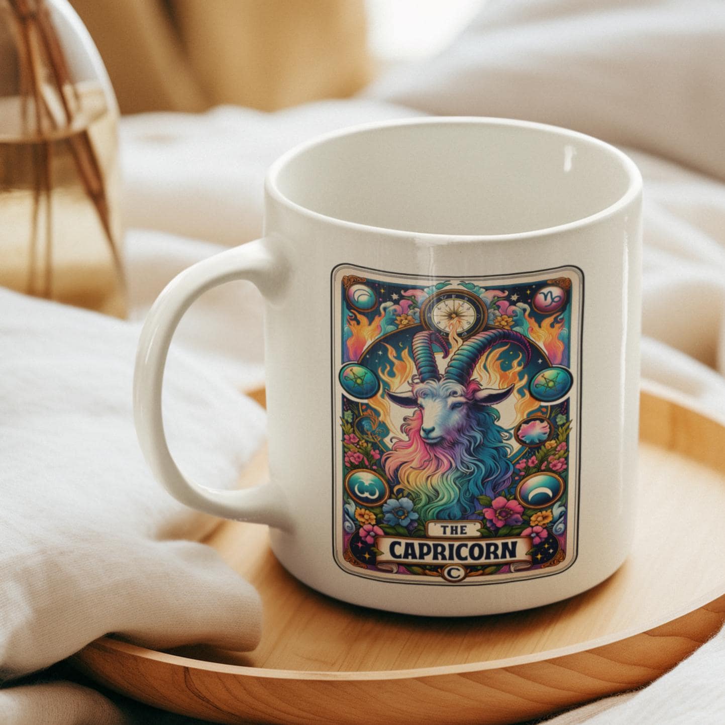 The Capricorn Tarot Card PNG, Zodiac Sublimation Design, Witchy ...