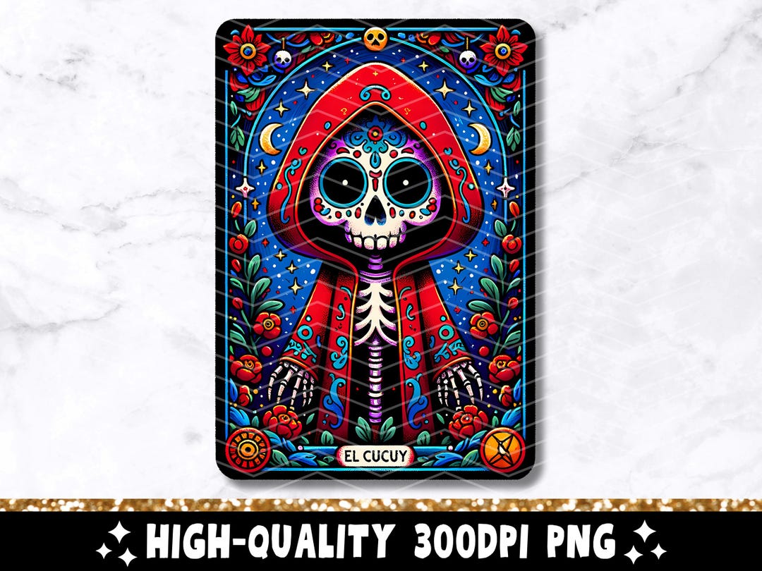 El Cucuy Tarot Card PNG, Funny Mexican Sublimation Design, Spanish ...