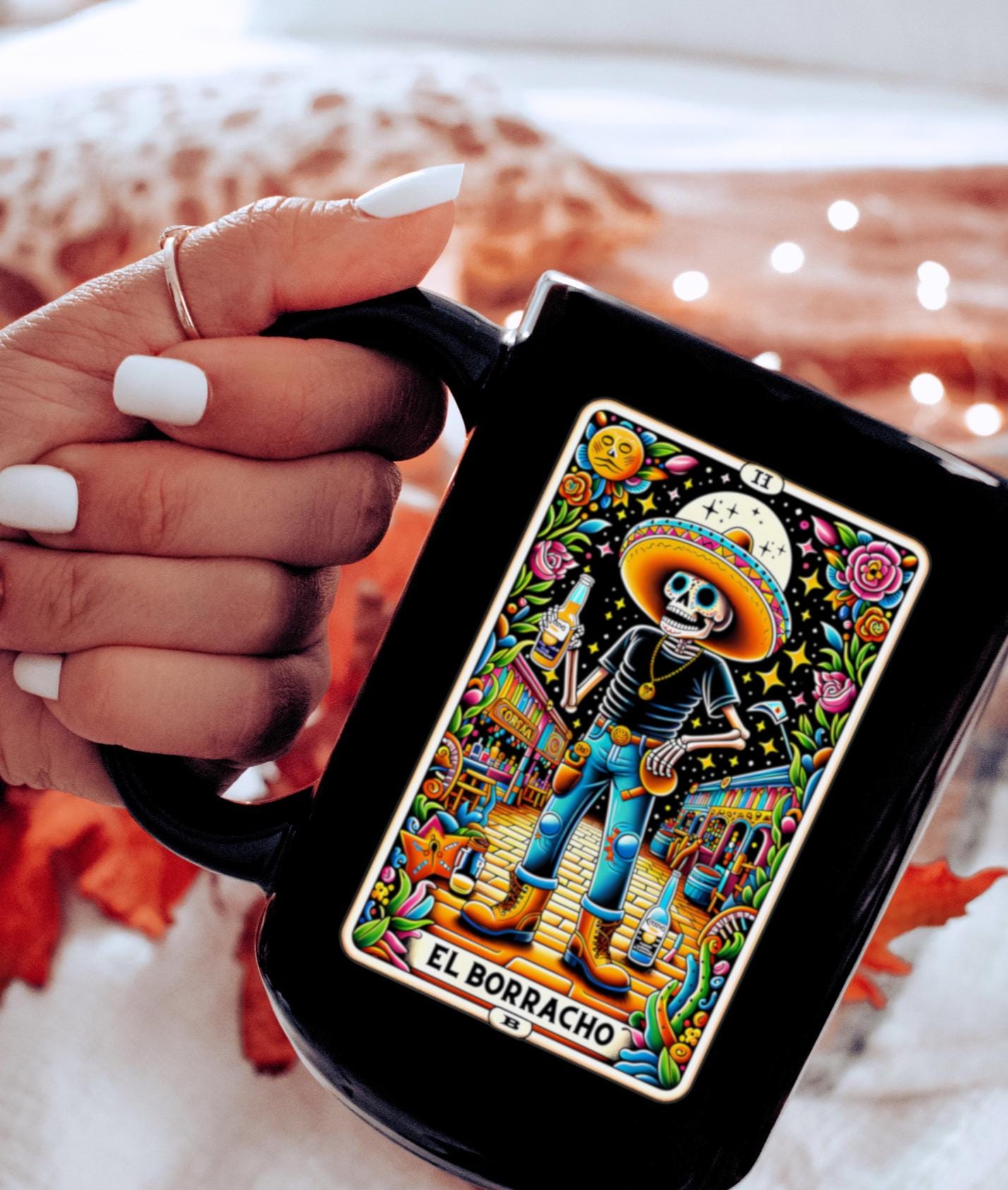 El Borracho Tarot Card PNG, Funny Mexican Chingón Sublimation Design ...