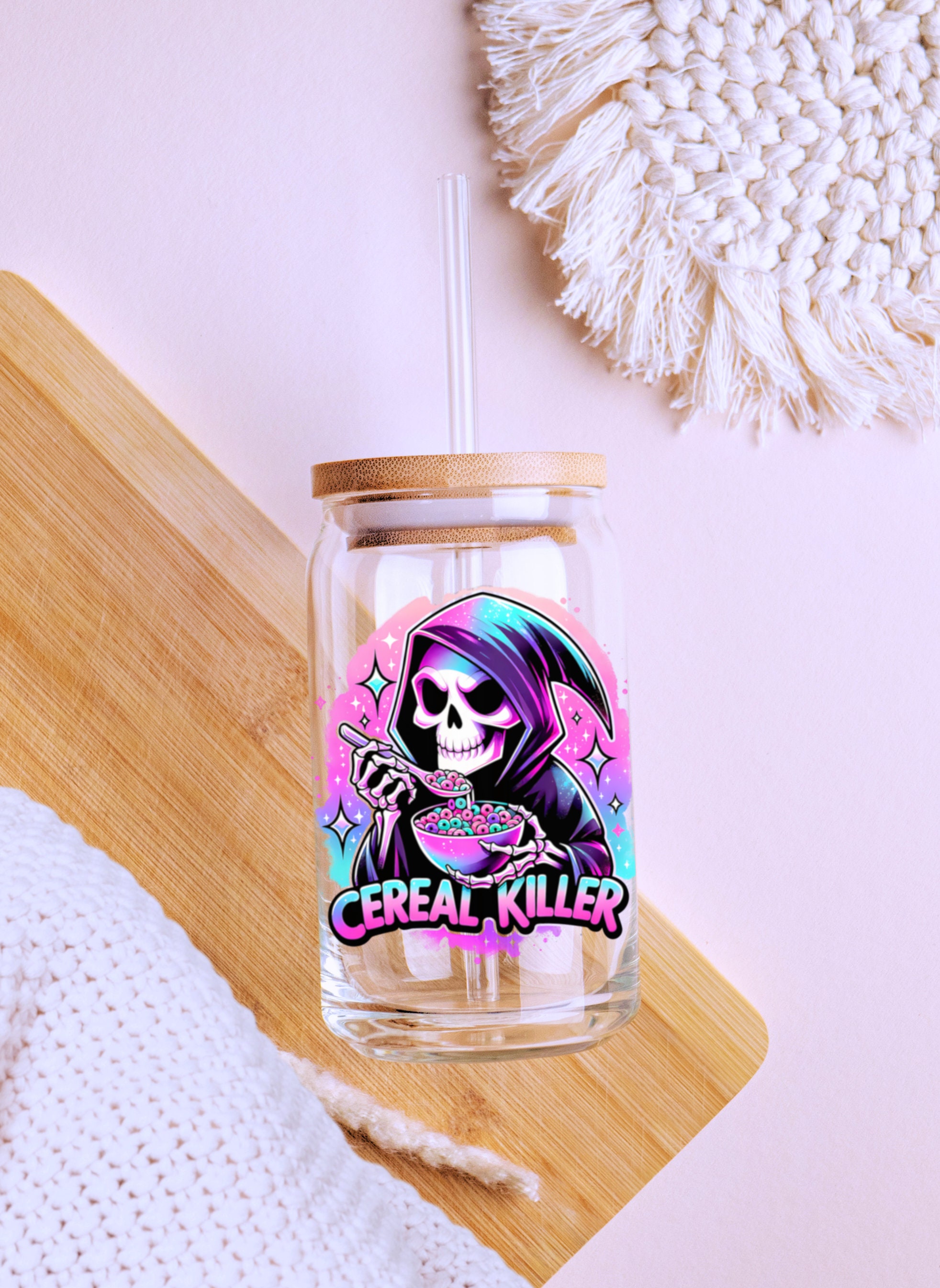 Cereal Killer PNG, Sarcastic Skeleton Sublimation Design, Trendy Skull ...