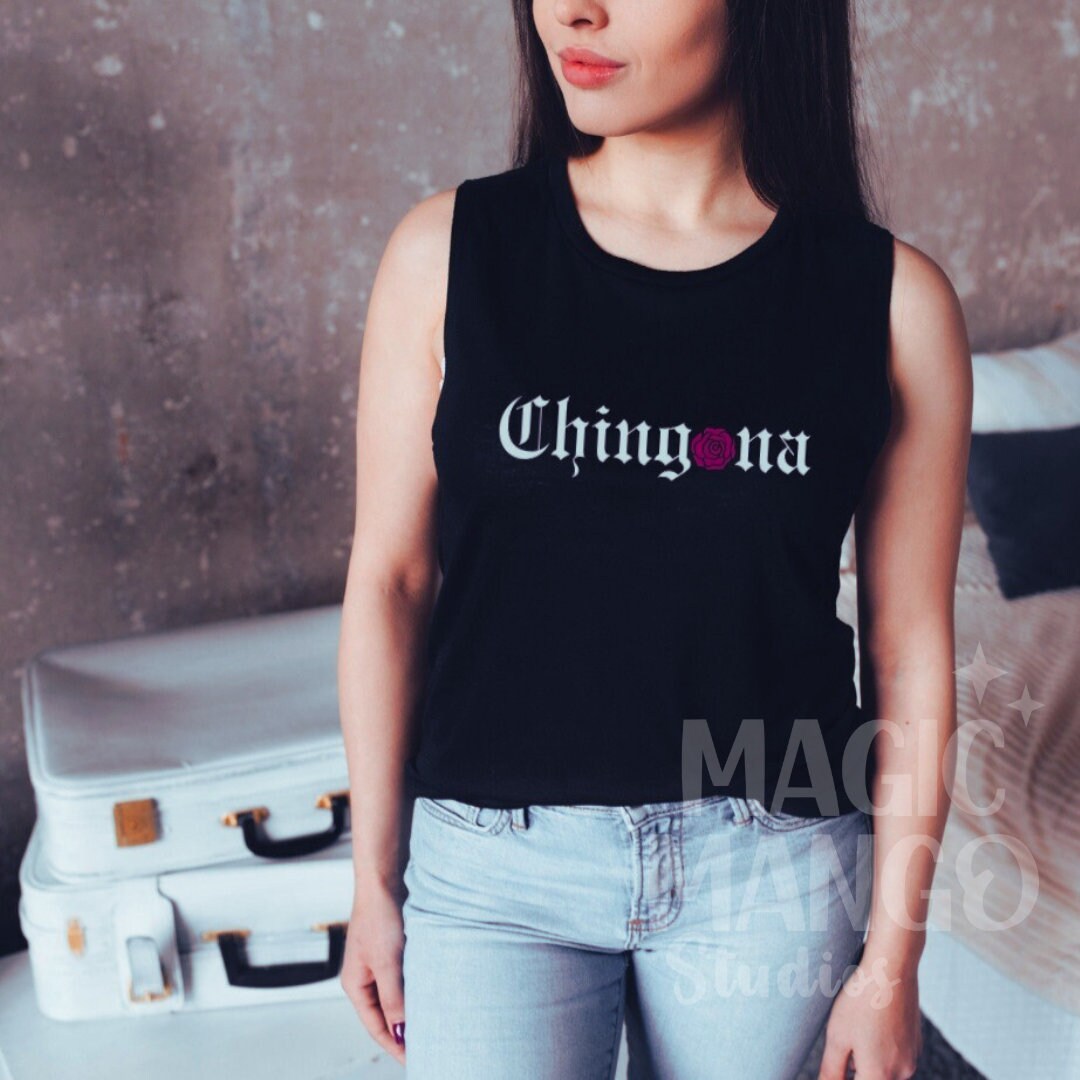 Chingona Rose Latina T-shirt Design Cool Latinx PNG Instant - Etsy