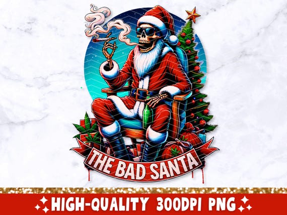 Bad Santa Memes Funny Christmas Card, Bad Santa Christmas Card Etsy